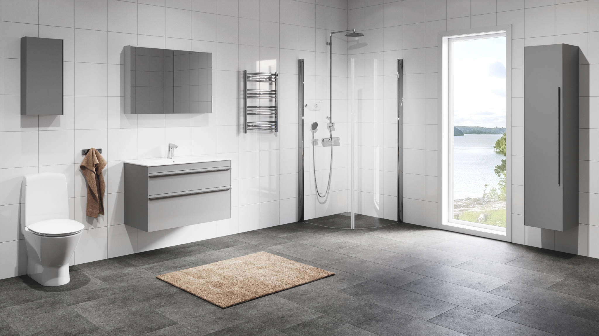 Renovera badrum | Designa badrum | Badrumskalkylatorn - Bad & Värme